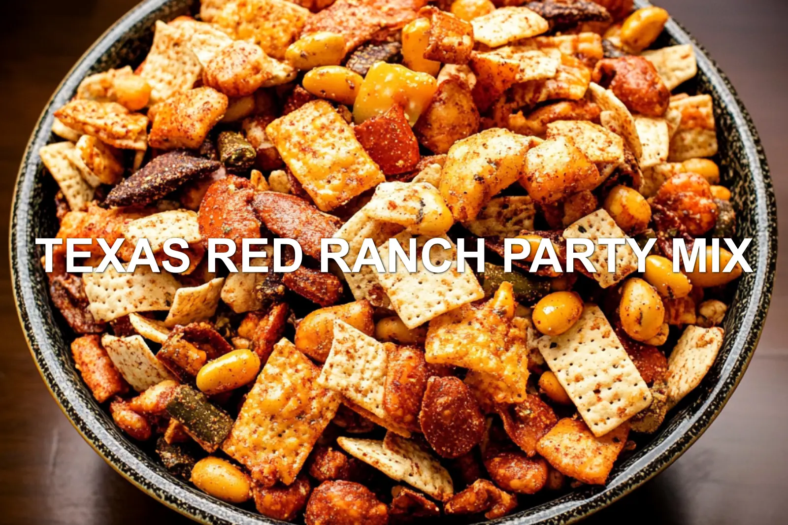 Texas Red Ranch Party Mix Recipe Easy and Irresistible